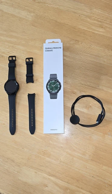 SAMSUNG GALAXY WATCH6 Classic SM-R960 47mm Stainless Steel Case with ...