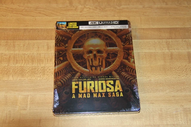 FURIOSA: A MAD Max Saga : 4K UHD + Blu-ray UK HMV STEELBOOK Limited Ed ...