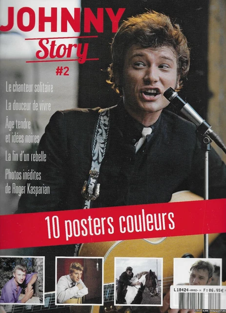 JOHNNY HALLYDAY MAGAZINE **Johnny Story** 10 Posters Couleurs Neuf EUR ...