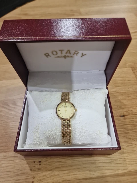 LADIES ROTARY 9CT gold watch £1,307.22 - PicClick UK