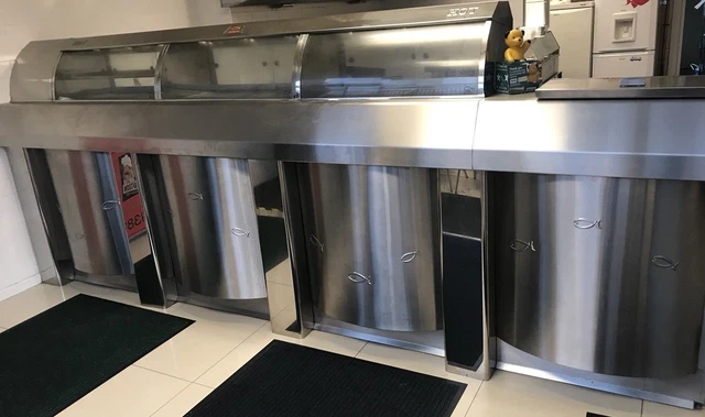 HOPKINS 3 PAN High Efficiency Fish Frying Range - Chip Shop fryer £ ...
