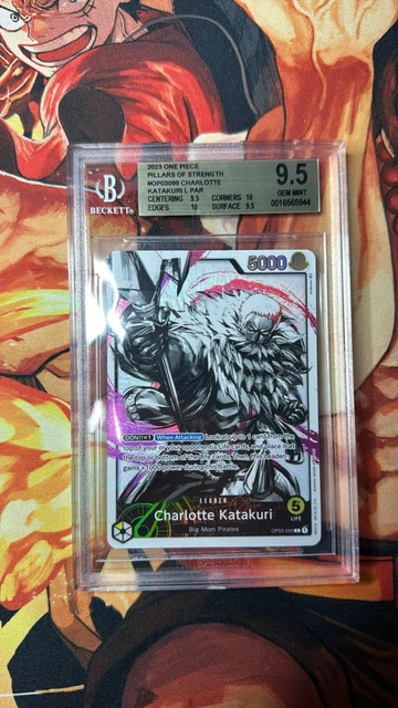 ONE PIECE TCG Charlotte Katakuri Alt Art Leader OP03-099 BGS 9,5 EUR 86,00 - PicClick FR