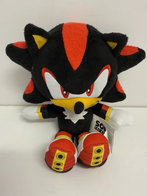 RARE SONIC THE Hedgehog 8 Inch Shadow Plush Soft Toy Sega Prize Europe ...