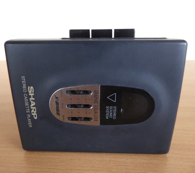 SHARP JC-120 PERSONAL Stereo Cassette Player Vintage 1990's (READ) £9. ...