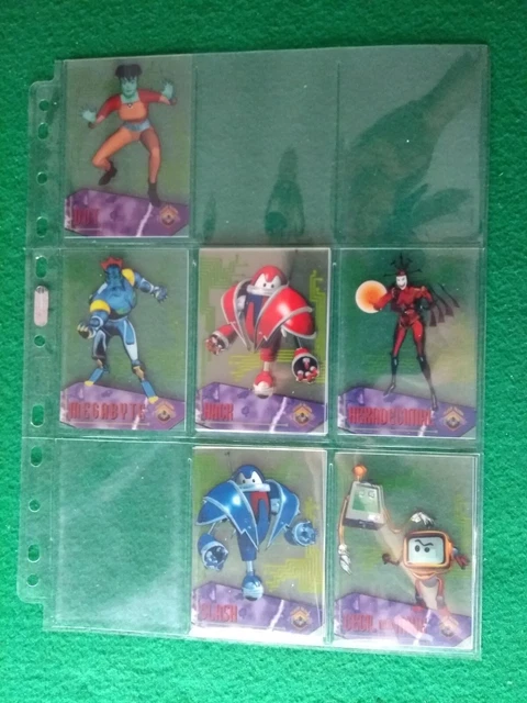 VINTAGE REBOOT 6 x SUSPENDED ANIMATION Cards ALL different 1995 Fleer ...