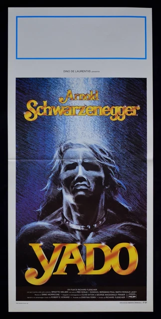 LOCANDINA YADO ARNOLD schwarzenegger brigitte nielsen sandahl bergman ...
