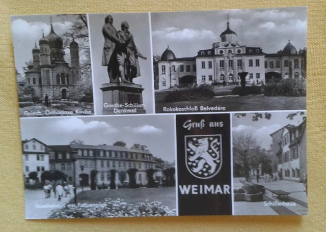 ALTE AK-WEIMAR-DDR-UNGELAUFEN-70ER/80ER JAHRE EUR 1,00 - PicClick DE