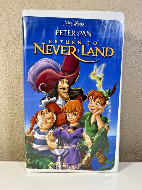 PETER PAN PART 2: Return to Never Land (VHS, Clamshell, 2002) Tested ...