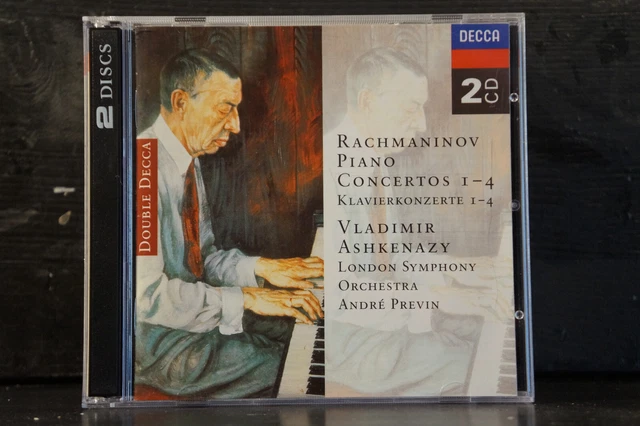 RACHMANINOV - PIANO Concertos 1-4 / Ashkenazy/Previn/London SO 2 CDs EUR 12,00 - PicClick DE
