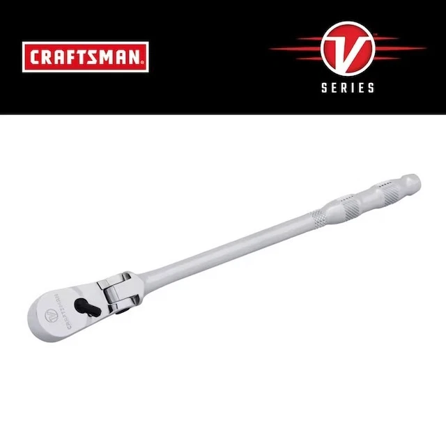 CRAFTSMAN V-SERIES RATCHET, 1/4 Inch Drive 80-Tooth, Flexible Head X ...
