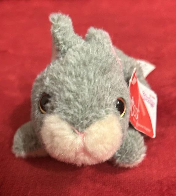 RUSS PETOOTIES Adorable Lightning Bunny Rabbit Grey Soft Plush Toy all ...