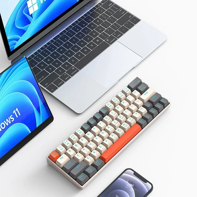 TECLADO MEC??NICO PARA Juegos 68 Teclas Teclado de Jugador con Efecto de Ilu4930 EUR 35,99 ...