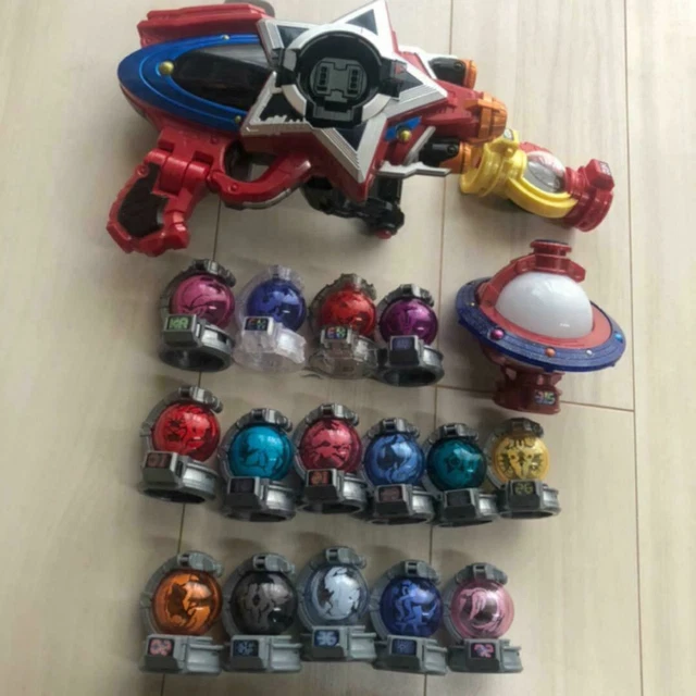 POWER RANGER UCHU Sentai Kyuranger DX Seiza Blaster Morphin Kyutama 15p ...