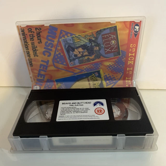 BEAVIS AND BUTT-HEAD Feel Our Pain VHS Video 8 Episodes 1996 Retro Rare ...