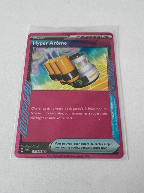 CARTE POKEMON DRESSEUR Hyper Arôme Holo Ecarlate Violet TWM FR 152/167 ...