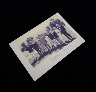 KING CHARLES III Signed Prince Wales Autograph Royal Presentation ...