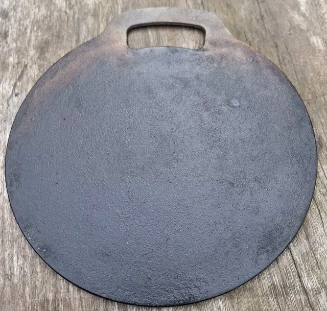 BAKESTONE SKILLET PLANK Maan Cast Iron Heavy 2.2kg 6mm Thick 30cm ...