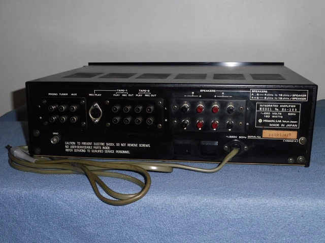 AMPLI HITACHI HA-300 Fonctionne parfaitement . EUR 70,00 - PicClick FR