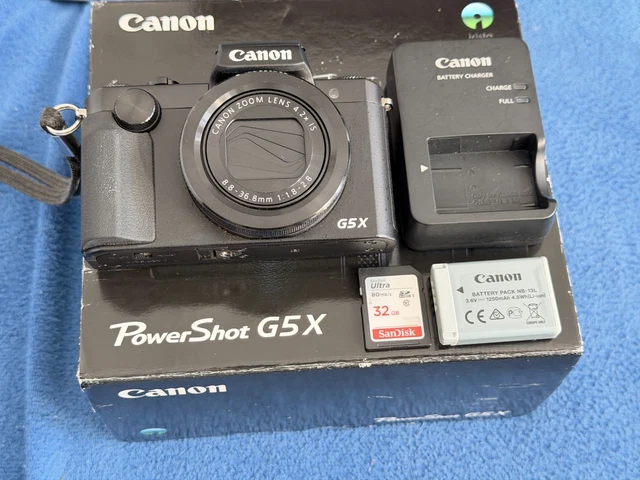 CANON POWERSHOT G5 X Mark II 20.1MP Compact Camera - Black Boxed ...