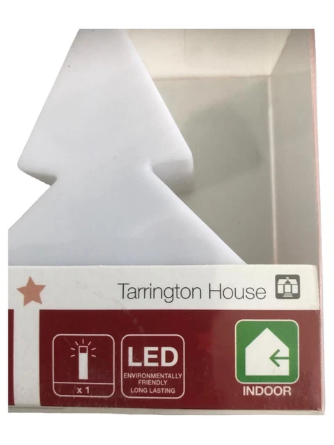 TARRINGTON HOUSE LED Tannenbaum Figur Weiß Weihnachtlich ...