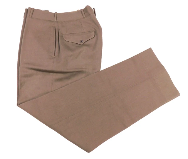 WWII US ARMY Officers Pants 31 Regular Button Wool Drab Pinks Uniform ...