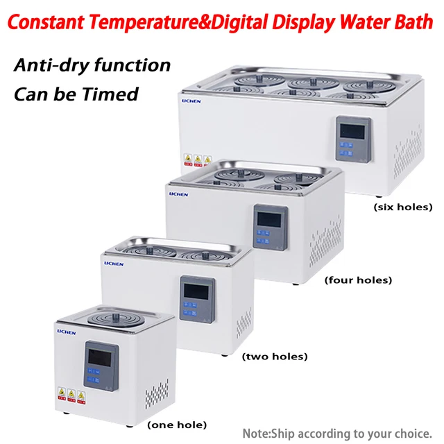 LAB WATER BATH Digital Themostatic Water Baths Heater 1/2/4/6 holes ...