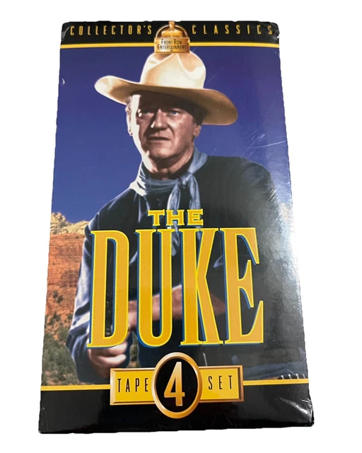 JOHN WAYNE VHS Tape Set The Duke Collector Classics Sealed Western ...