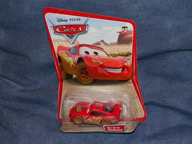 VERY RARE DISNEY Pixar Cars Dirt Track Mcqueen 2006 Desert Card Limited ...