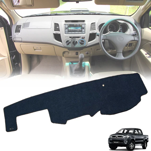 CARPET DASHMAT PAD Dash Mat Dashboard For Toyota Hilux Vigo Sr5 Mk6 Mk7 ...