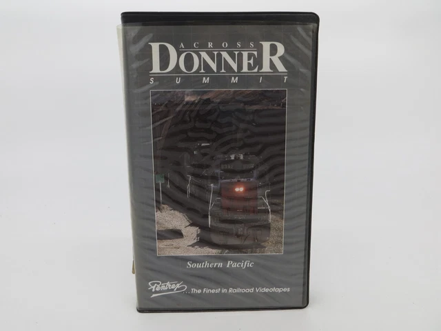 PENTREX RAILROAD TRAIN VHS Tape Across Donner Summit Southern Pacific £ ...