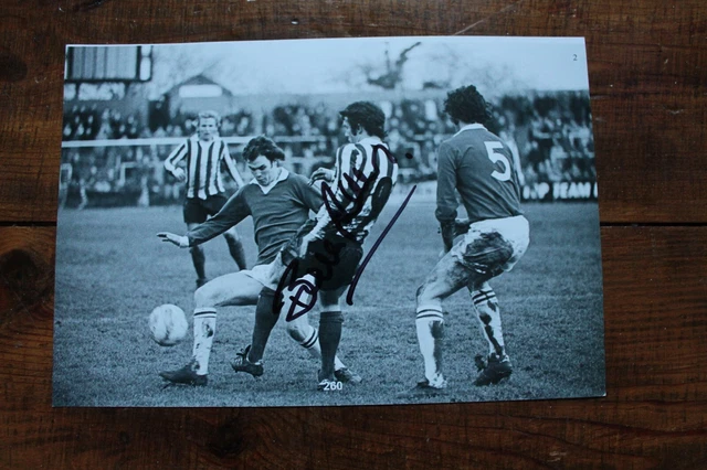 BILLY RAFFERTY (PLYMOUTH Argyle & Wolves Portsmouth FC) Hand SIGNED ...