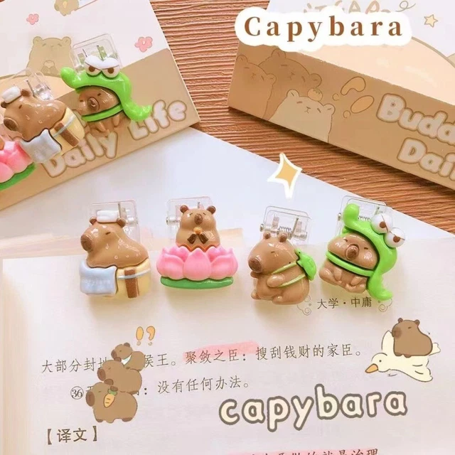 ACRYLIC CLASSIFICATION FOLDER Capybara Journal Clip Cute Hand Account ...
