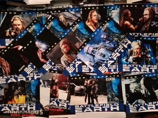 BATTLEFIELD: EARTH. 16 Unofficial Matt Finish 7x5ins Lobby Cards. New ...