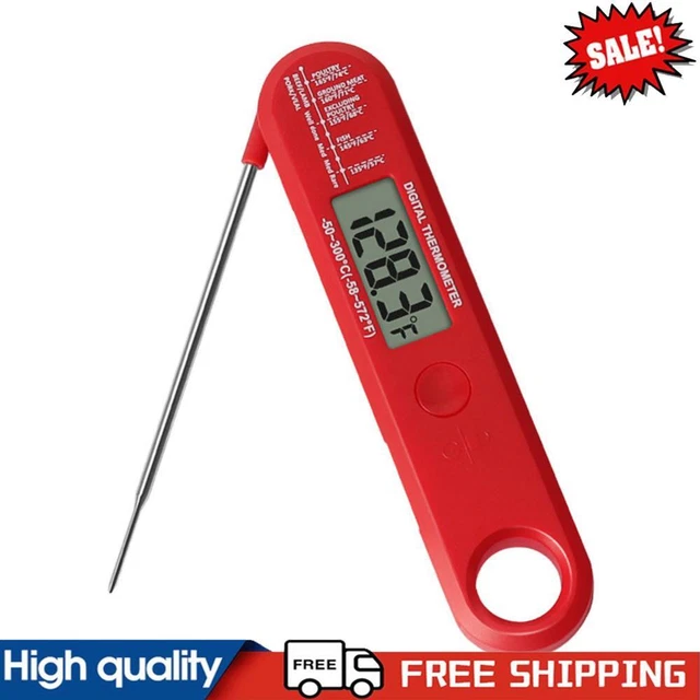DIGITAL FOOD THERMOMETER Instant Read Deep Fry Thermometer with ...