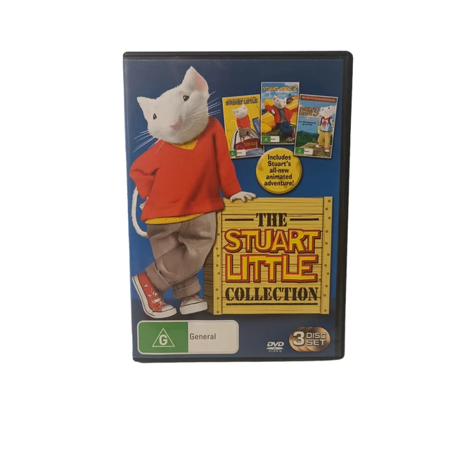 STUART LITTLE 1 2 3 DVD Animation Children Kids Adventure Family Mouse ...