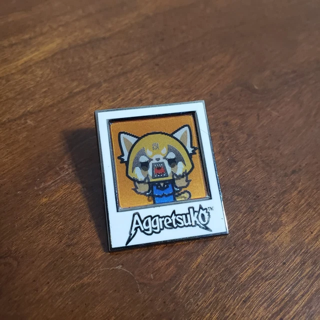 SANRIO FRIEND OF the Month Pin Aggretsuko Lenticular 2017 $22.99 - PicClick