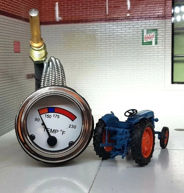 FORDSON DEXTA DEXTER tracteur type AC visage blanc jauge de température ...