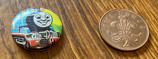 VINTAGE THOMAS THE Tank Engine 90s Pin Badge £4.99 - PicClick UK