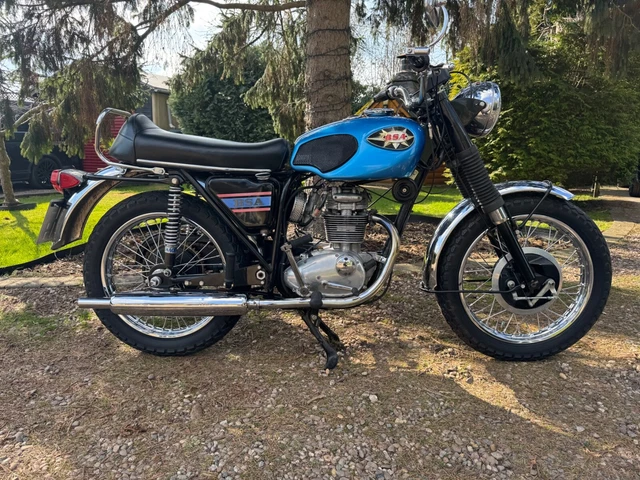 ORIGINAL 1970 BSA STARFIRE B25 250cc BLUE MOT AND TAX EXEMPT ONLY 4100 ...