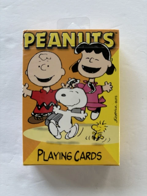 PEANUTS CHARACTER PLAYING Cards Deck Snoopy Charlie Brown Factory ...