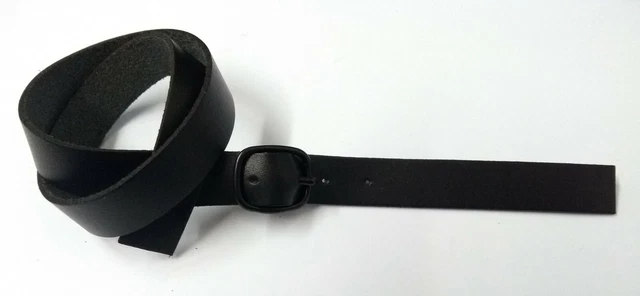 GENUINE BRITISH ARMY Issue RHA Royal Horse Artillery 5/8" Leather Cap ...