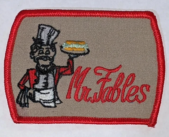 RARE * NOS 1980s MR FABLES Beefburgs FAMILY RESTAURANTS CLOTH Uniform ...