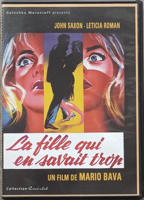 DVD LA FILLE Qui En Savait Trop/Mario Bava/Film D'horreur/John Saxon ...
