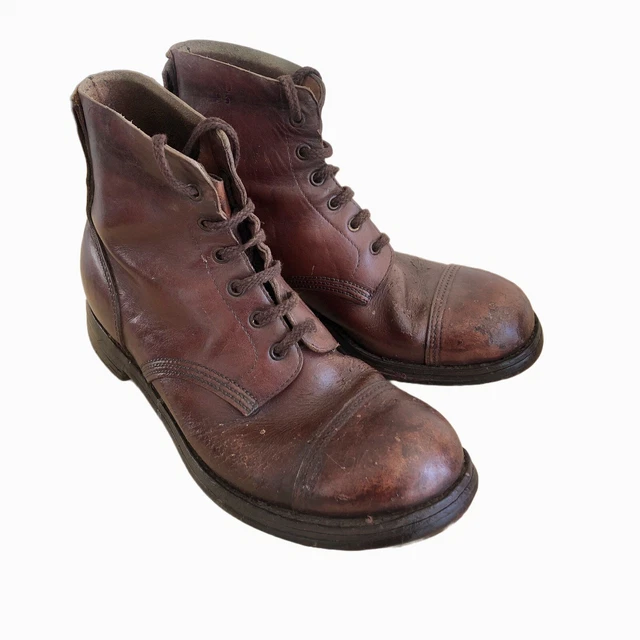 WW2 BRITISH ARMY 1945 W/|\D Jungle Boots Brown 9M £167.12 - PicClick UK