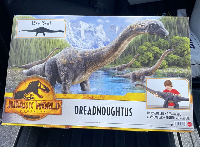 JURASSIC WORLD DOMINION Park DREADNOUGHTUS Dinosaur Figure Toy HUGE New ...