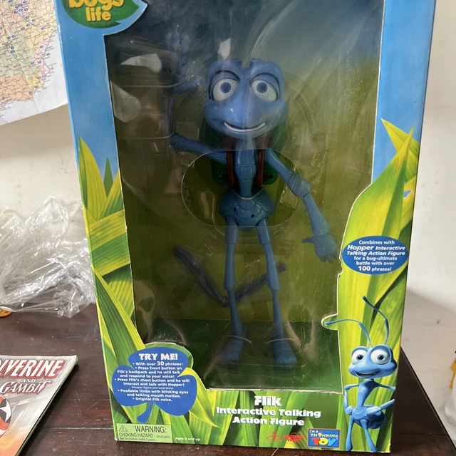 DISNEY PIXAR A Bugs Life Flik Game Interactive Talking Toy Figure -12 ...