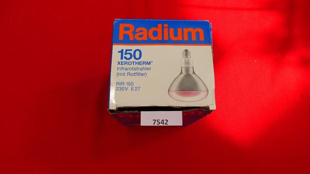 RADIUM LAMPADA CALDA Xerotherm Infrarossi 150W 230V E27 RIR150 EUR 56 ...