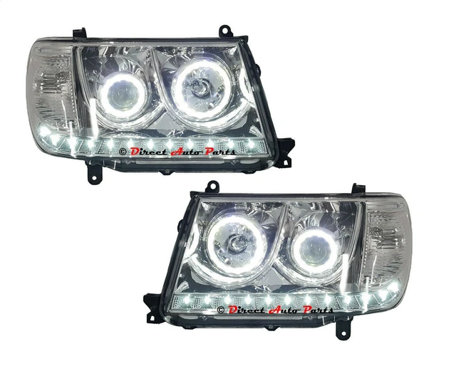 HEADLIGHT HEAD LIGHT LAMP (LED) SUIT TOYOTA LANDCRUISER 100 series 2005 ...