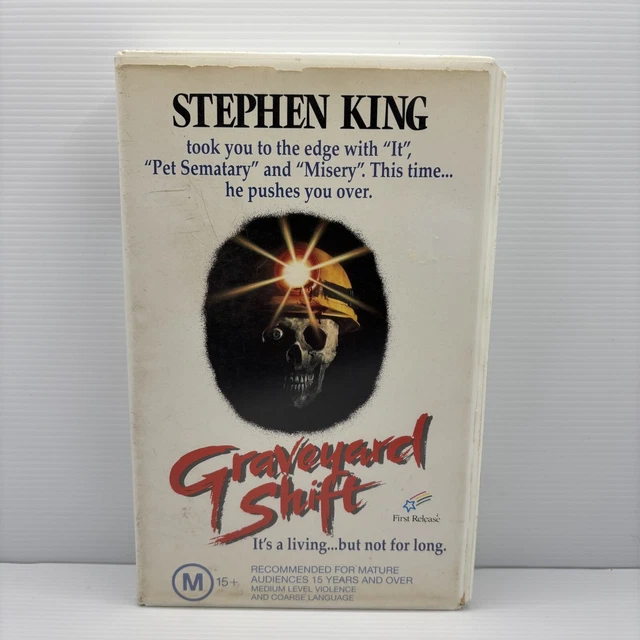 STEPHEN KING'S GRAVEYARD Shift VHS Tape PAL Free Tracked Postage £25.52 ...