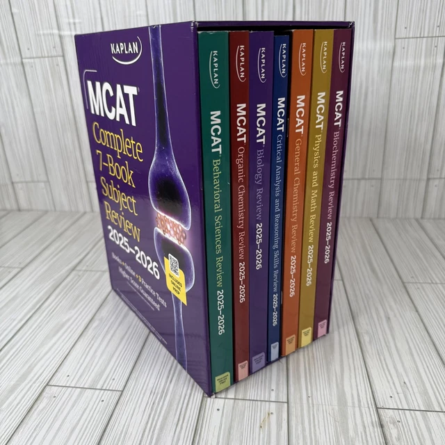 MCAT COMPLETE 7-BOOK Subject Review 2024-2025, Set Includes Books, Online Pr... $189.45 ...